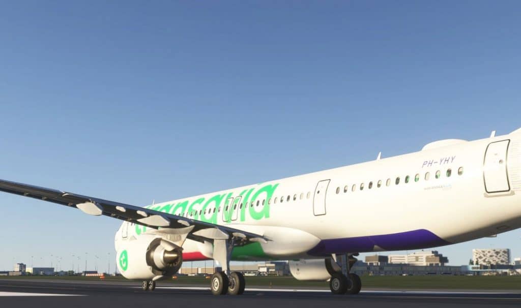 IniBuilds Airbus A321LR Transavia 8K v1.0 | MSFS 2024 Mod